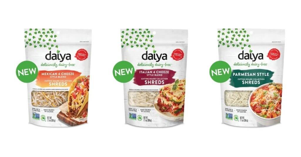 Daiya Launches New Dairy-Free Cheese Products - Vkind