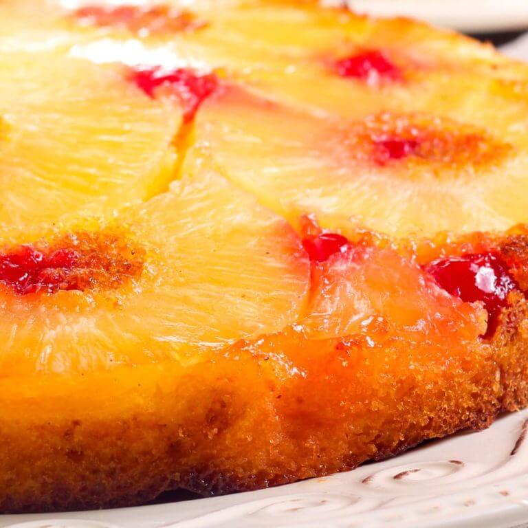 Caramelized Pineapple Upside-Down Cake - Vkind
