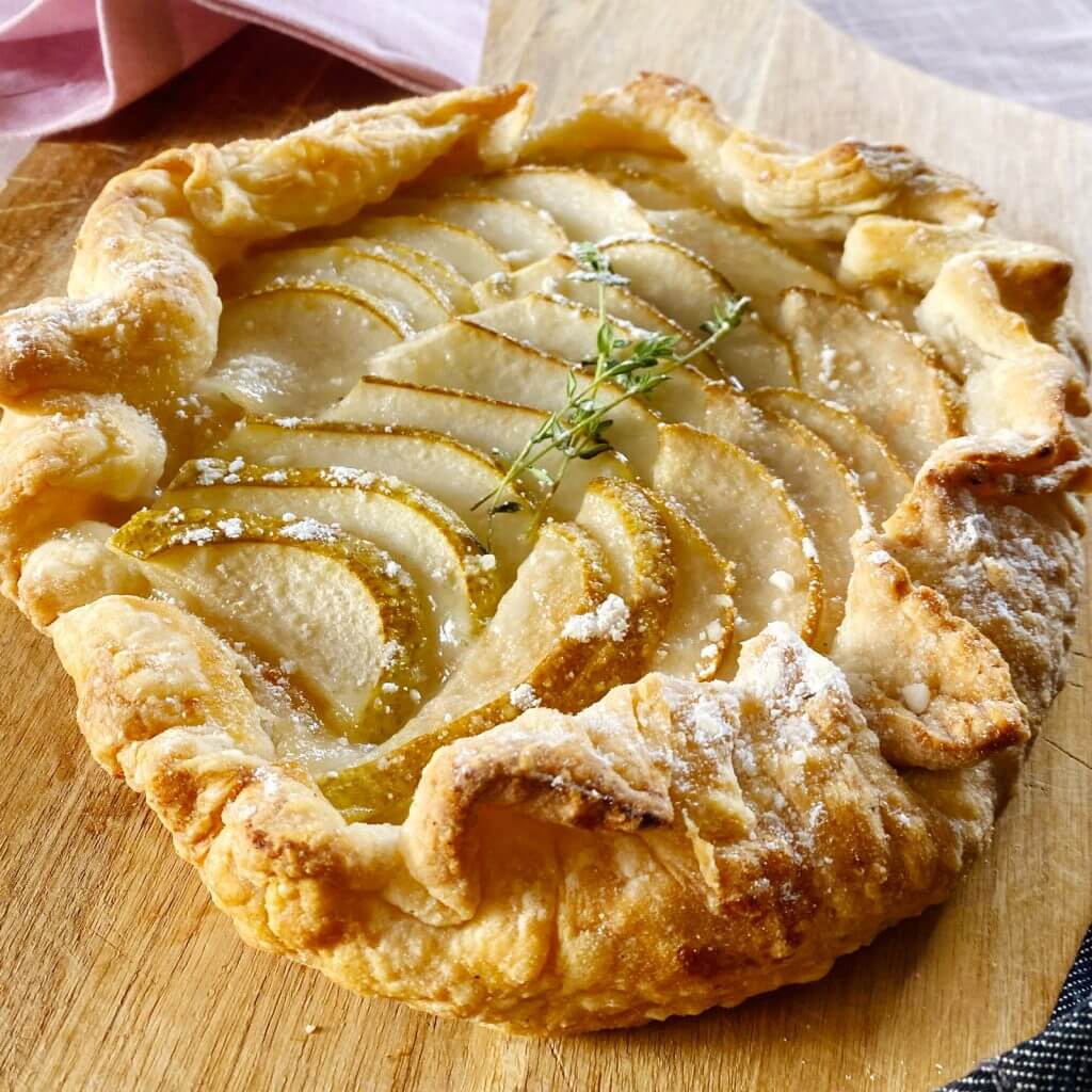 Winter Pear Galette by Chef Nicole from Peeled - Vkind